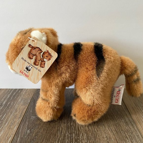 Gund | Toys | Gund Wwf World Wildlife Fund Tiger Cub Plush New | Poshmark